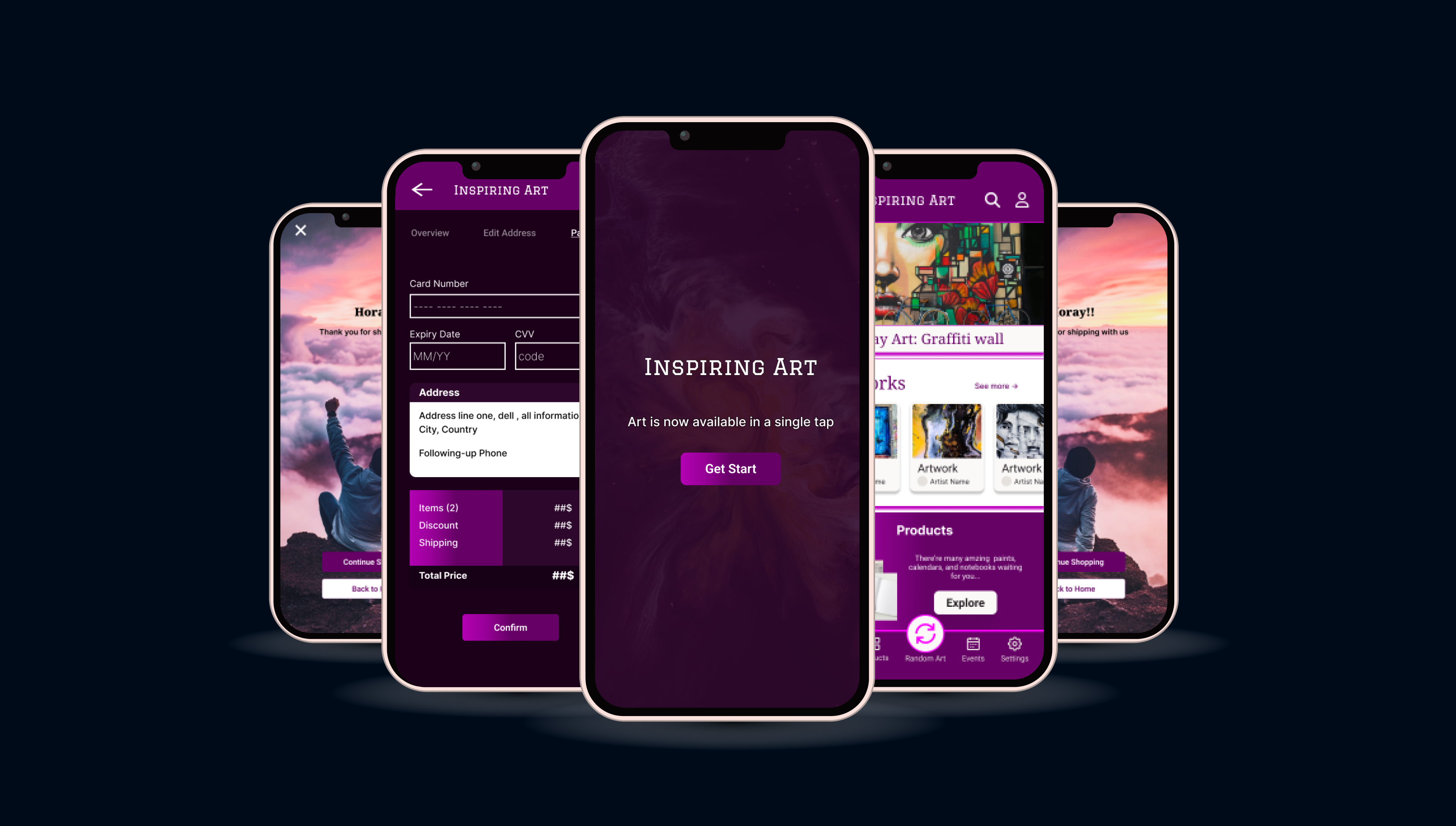 Inspiring Art App | Mohamed Yosef